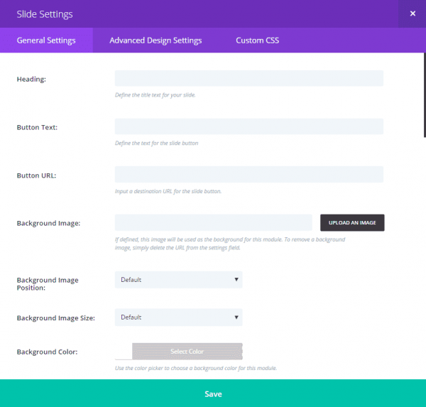 How to update a divi slider